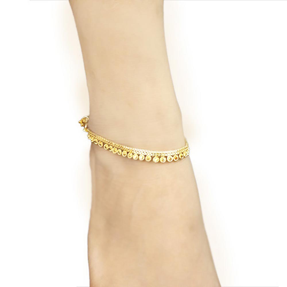 TRADITIONAL GOLD PLATED PAYEL FOR GIRLS. | BD Jewelers Bangladesh